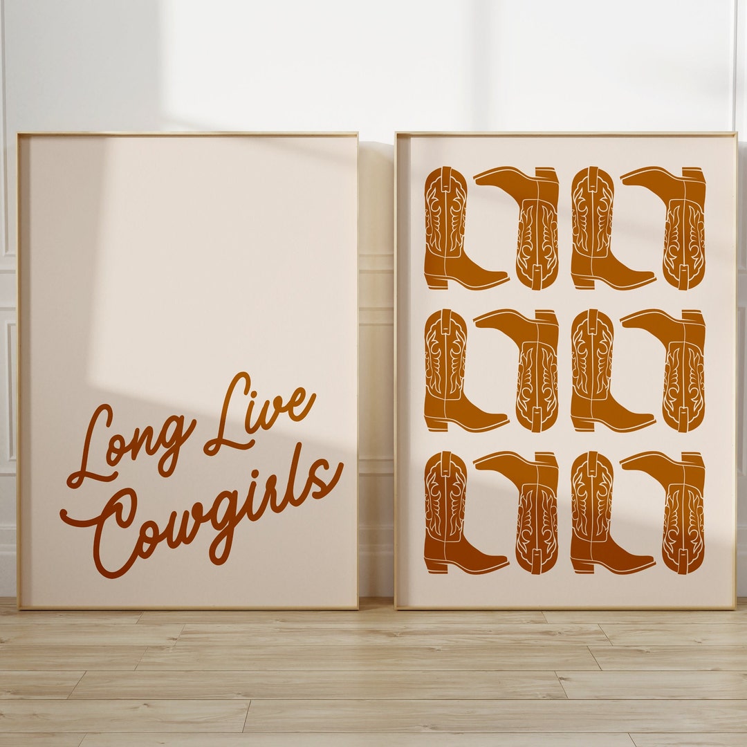 Coastal Cowgirl Long Live Cowgirls DIGITAL DOWNLOAD Art Print Wall Art ...
