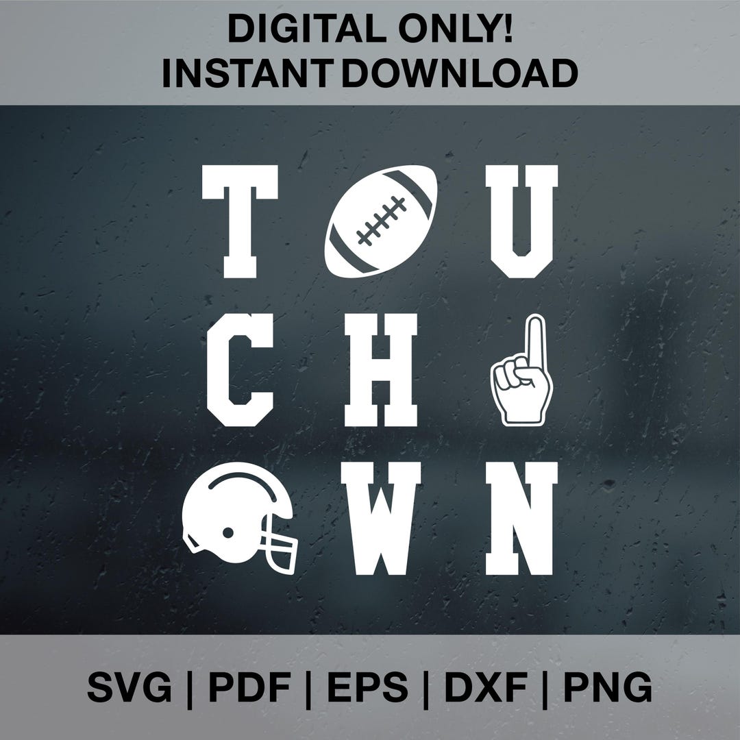 Touchdown Svg, Game Day SVG, Game Day PNG, Football Season Svg ...