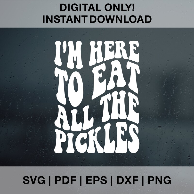 Pickle Svg - Etsy