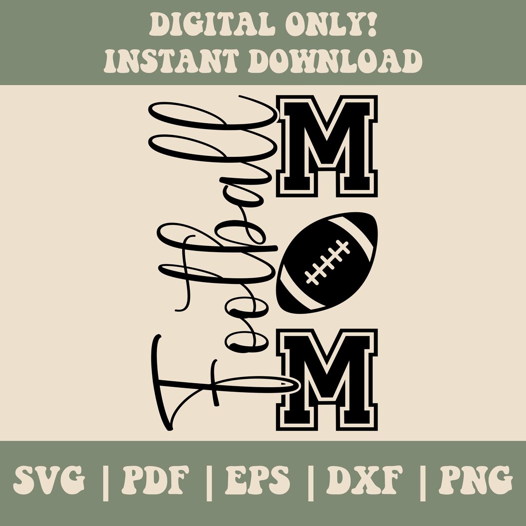 Football Mom SVG, Football Mom Png, Football Mom Shirt Svg, Football ...
