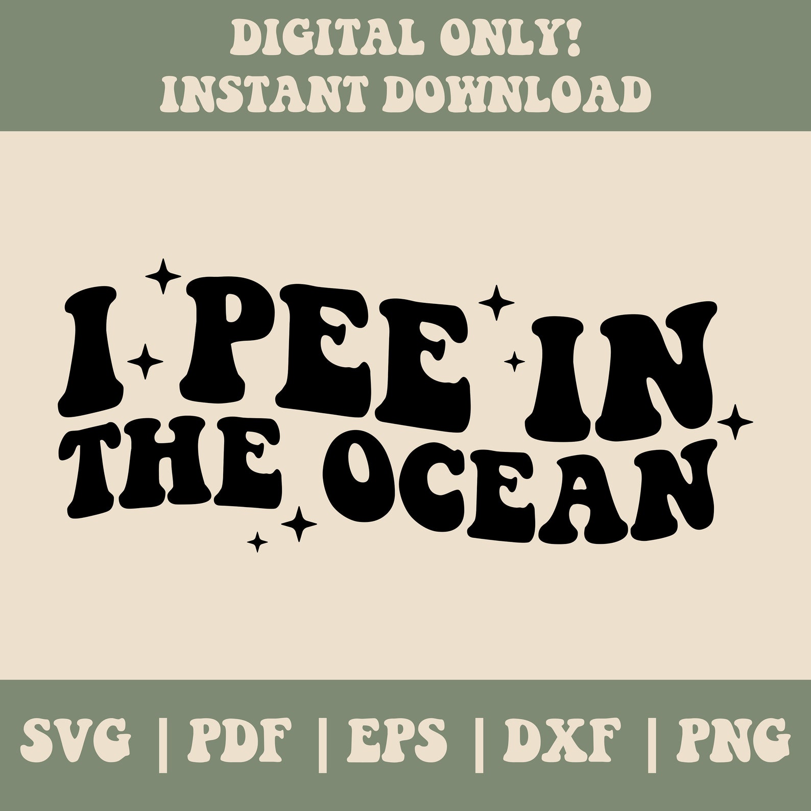 I Pee in the Ocean Svg, I Pee in the Ocean Png, Trendy Svg, Trendy Png ...
