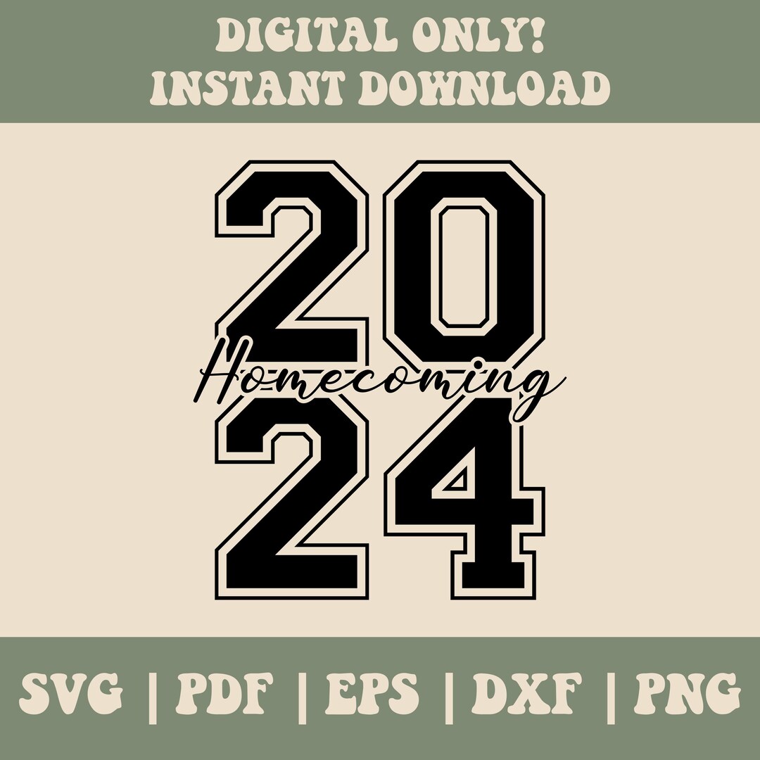 Homecoming 2024 Svg, Hoco 2024 Svg, Homecoming Svg, Hoco Svg ...