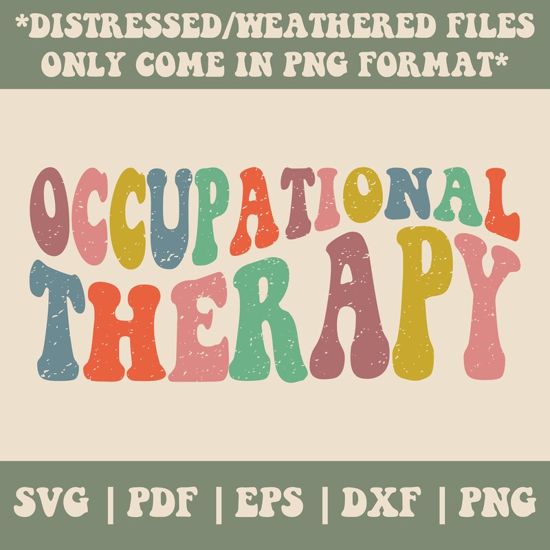 Occupational Therapy Svg - Etsy