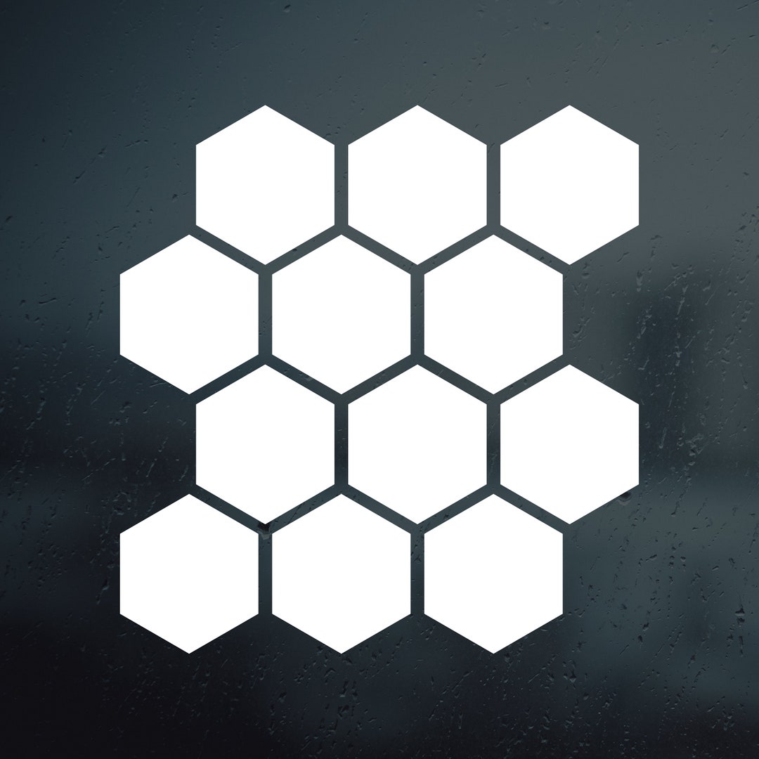Honeycomb / Hexagon Vinyl Decal Sticker - Etsy
