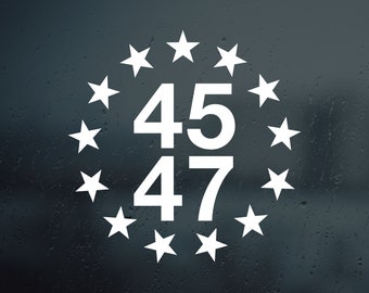 President Donald Trump 45 47 Vinyl Decal Sticker Trump 2024 - Etsy