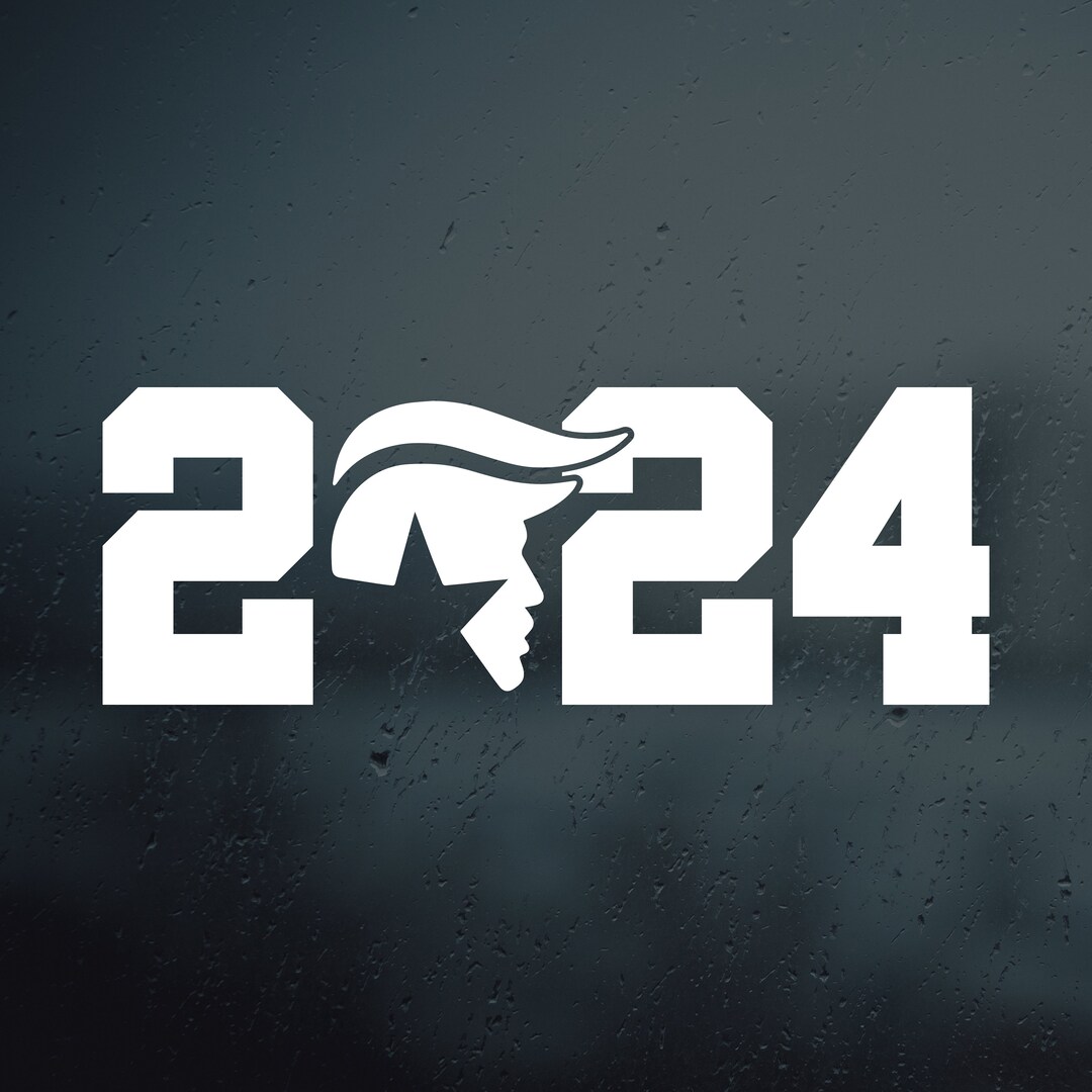 Trump 2024 Vinyl Decal Sticker - Etsy