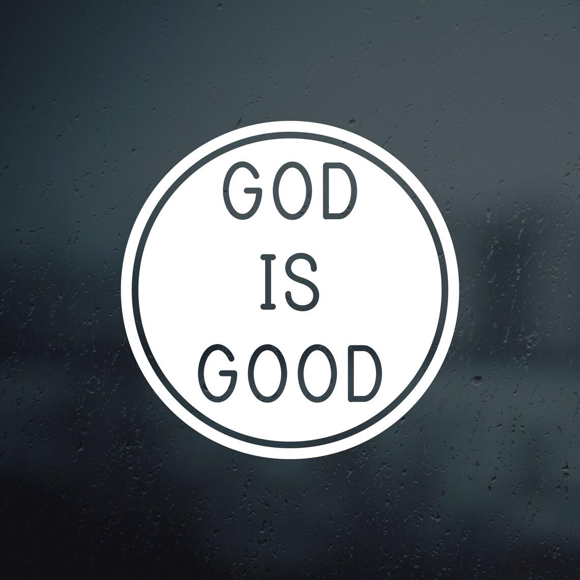 God is Good Vinyl Decal Sticker | Religious Decal | Christian Window ...