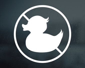 No Duck Decal - Etsy
