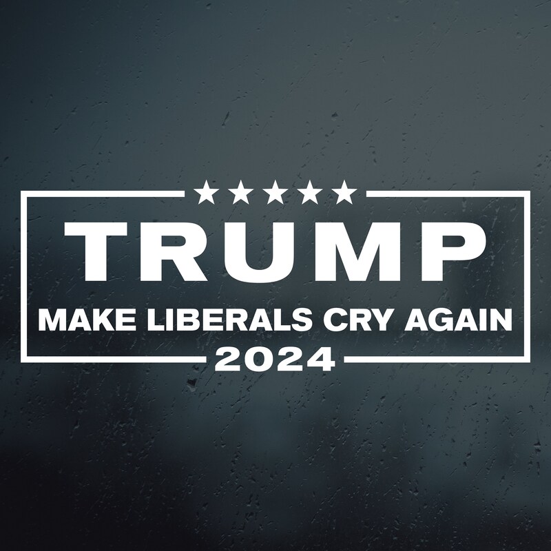 Donald Trump 2024 Car Decal - Etsy