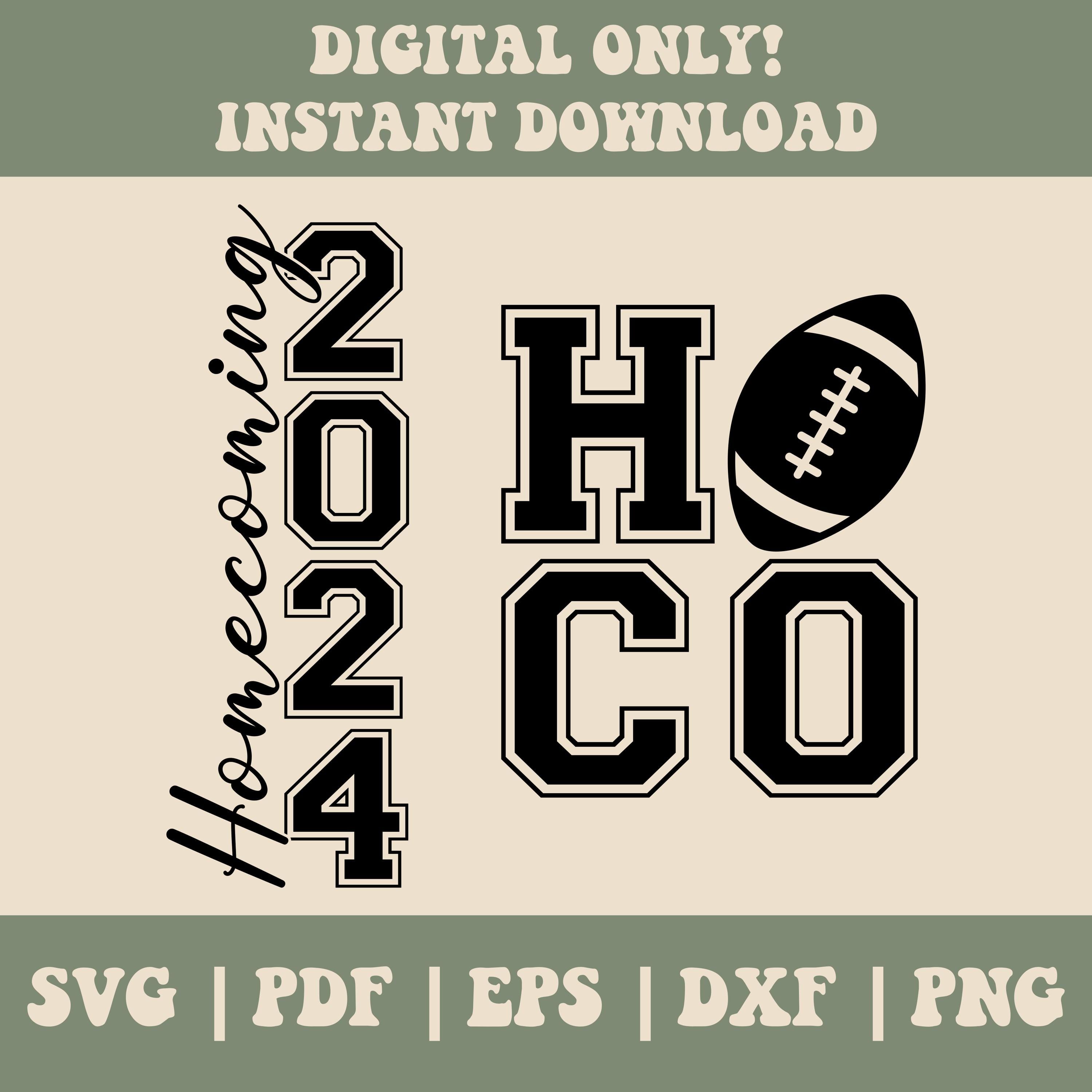 Hoco 2024 Svg, Homecoming 2024 Svg, Homecoming Svg, Hoco Svg ...