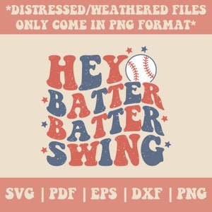 Hey Batter Batter Swing SVG, Hey Batter Batter Swing PNG, Baseball Svg, Baseball Png, Baseball ...