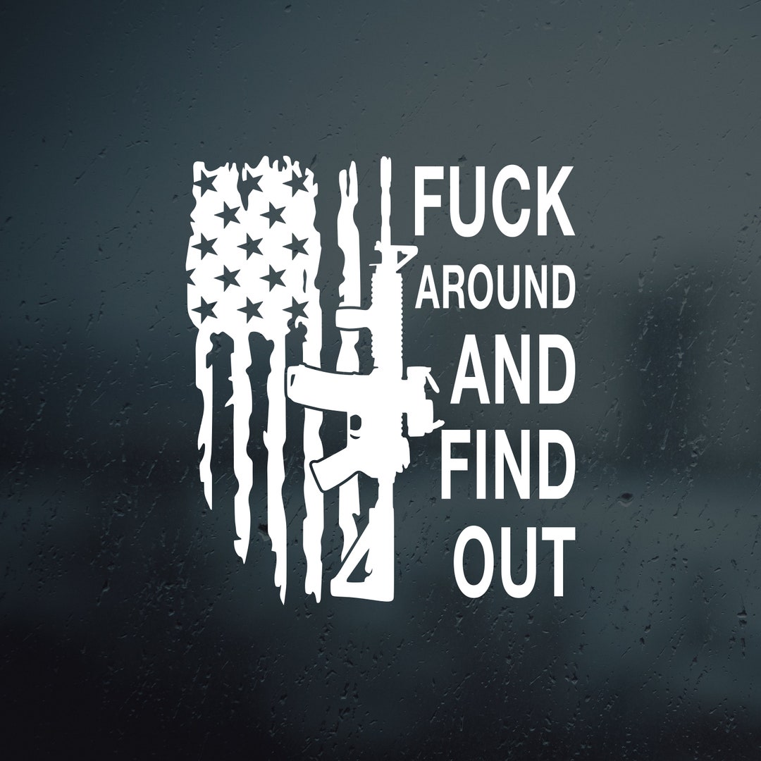 FAAFO American Flag Vinyl Decal Sticker - Etsy