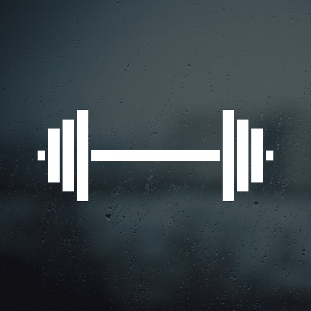 Weight Lifting Vinyl Decal Sticker | Power Lifting Decal | Barbell ...