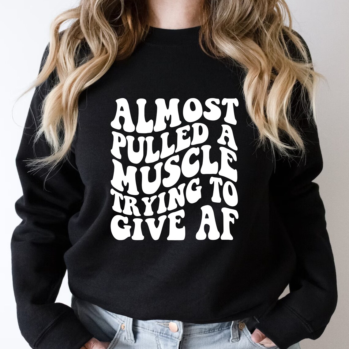 Almost Pulled A Muscle Trying to Give Af Svg, Funny Workout Svg, Trendy ...