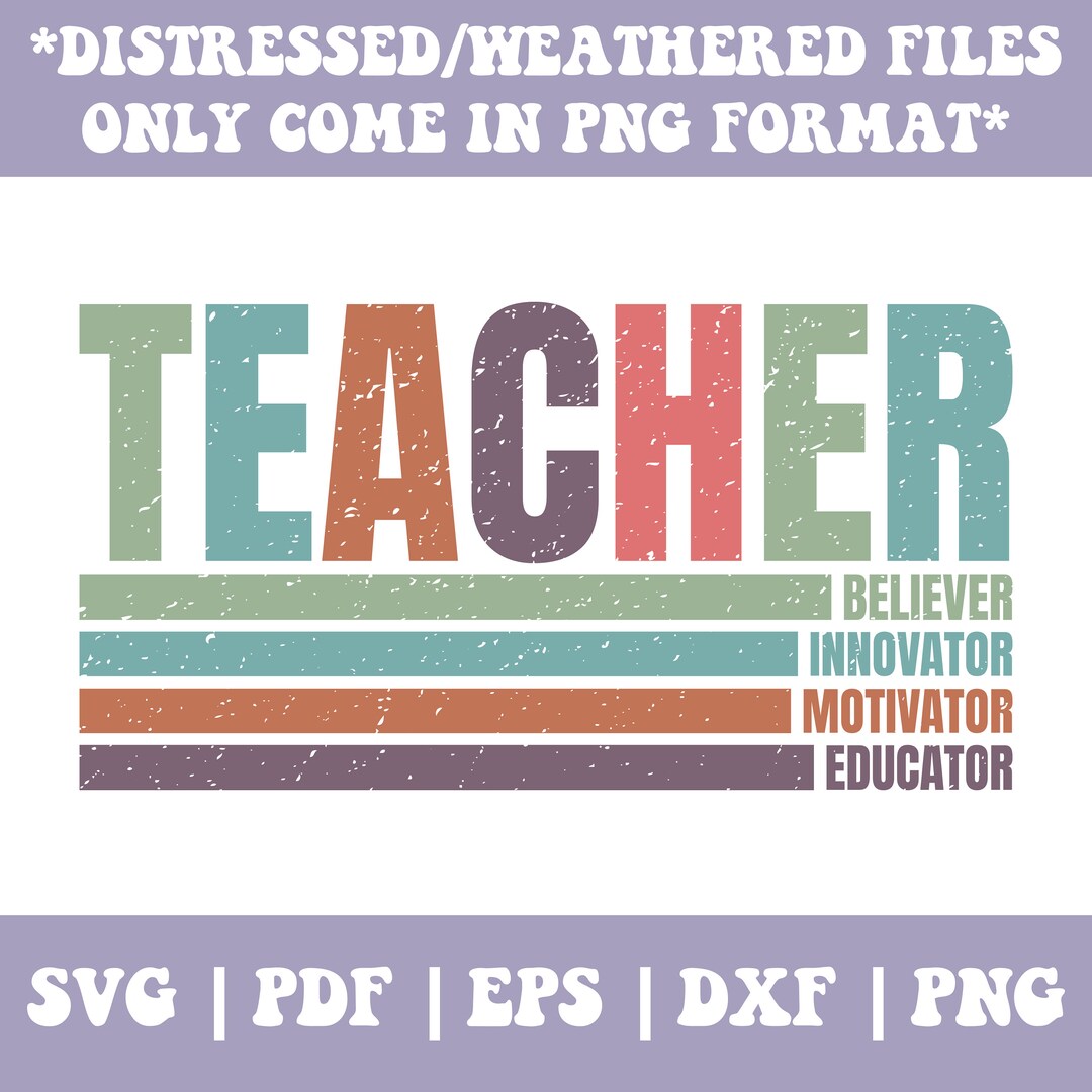 Retro Teacher Png, Teacher Svg, Teacher Png, Teacher Vibes, Teacher ...