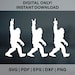 Bigfoot Middle Finger Svg Png Pdf Dxf Eps, Peace Sign Yeti, Cool ...