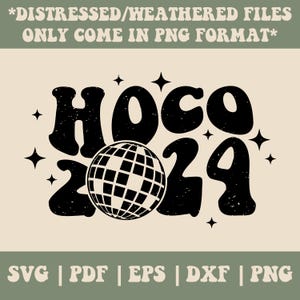 Hoco 2024 Svg, Retro Homecoming 2024 Svg, Reunion 2024 Svg, Hoco Dance ...