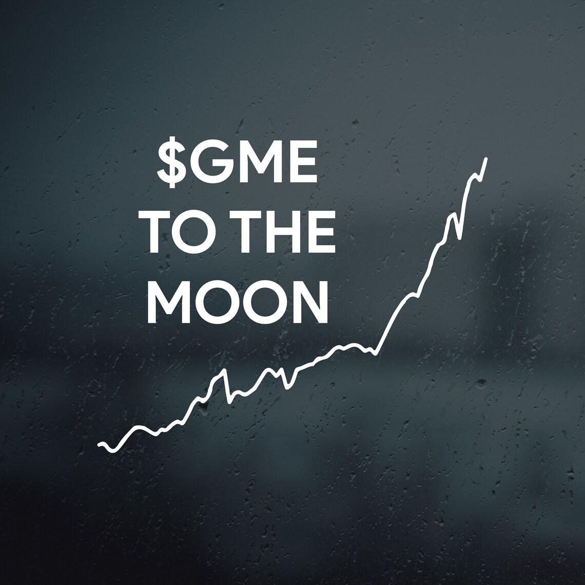Gamestop Stock GME to the Moon Vinyl Decal Sticker - Etsy