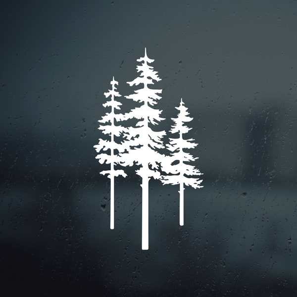 Pine Tree Wall Decal - Etsy