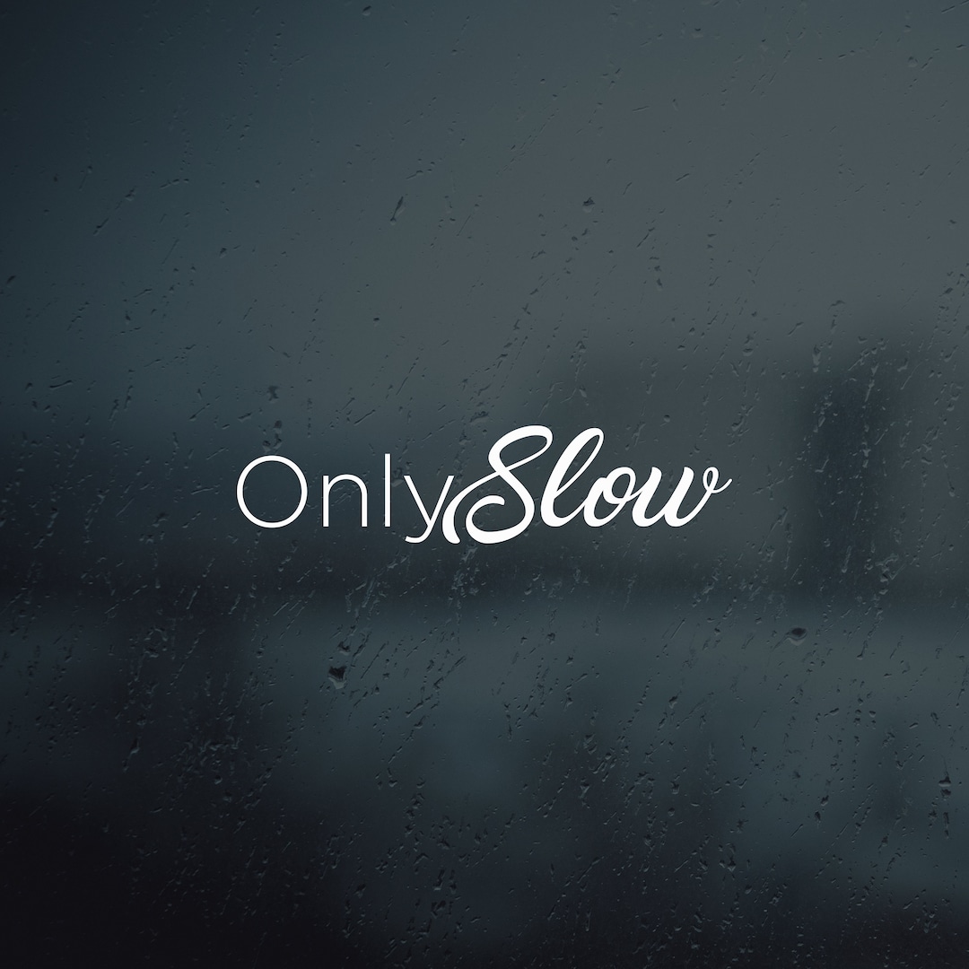 Only Slow Vinyl Decal Sticker - Etsy