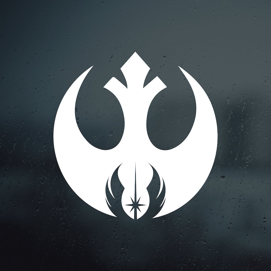 Star Wars Rebel Alliance & Jedi Order Symbol Vinyl Decal - Etsy