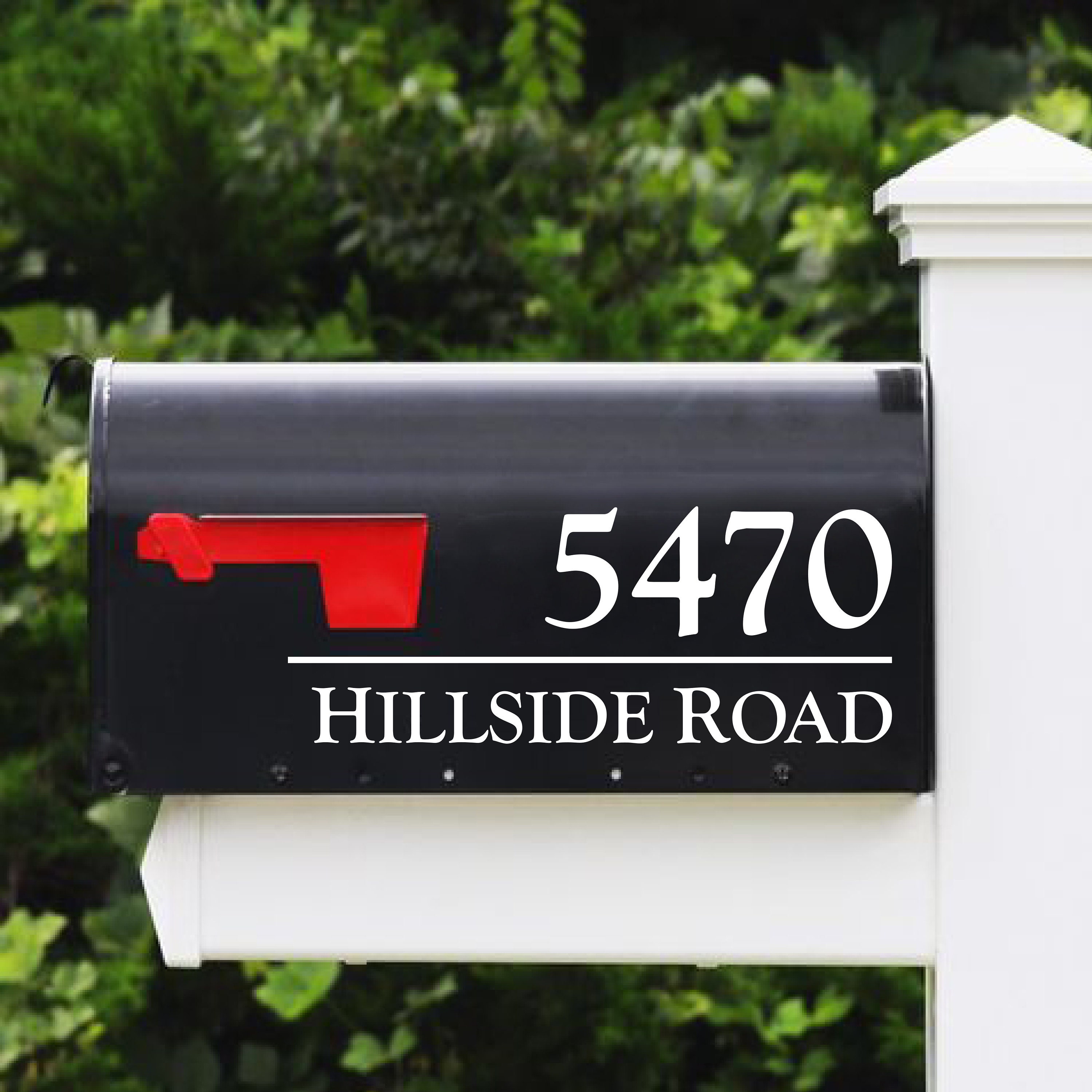 Personalized Mailbox Decal Mailbox Vinyl Decals - Etsy