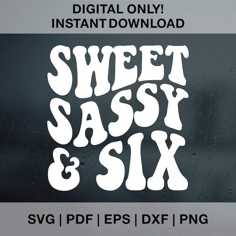 6th Birthday Svg - Etsy