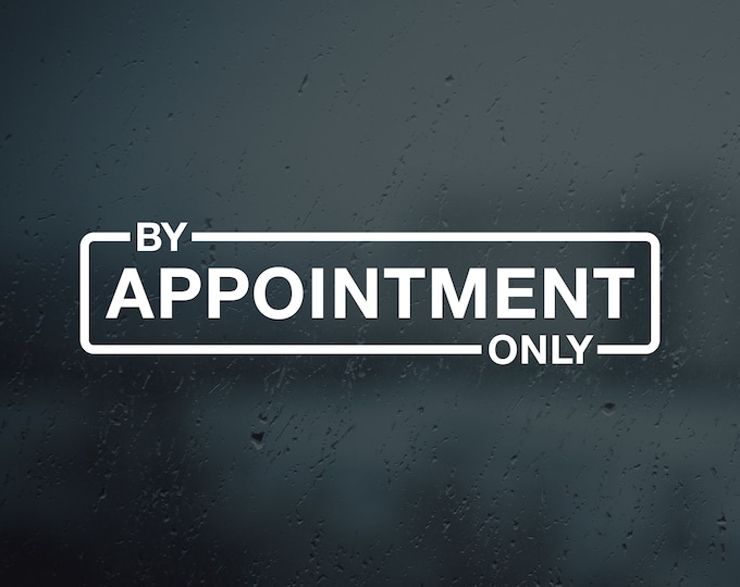 By Appointment Only Sign, Call for Access Sign, Please Call Store Sign ...