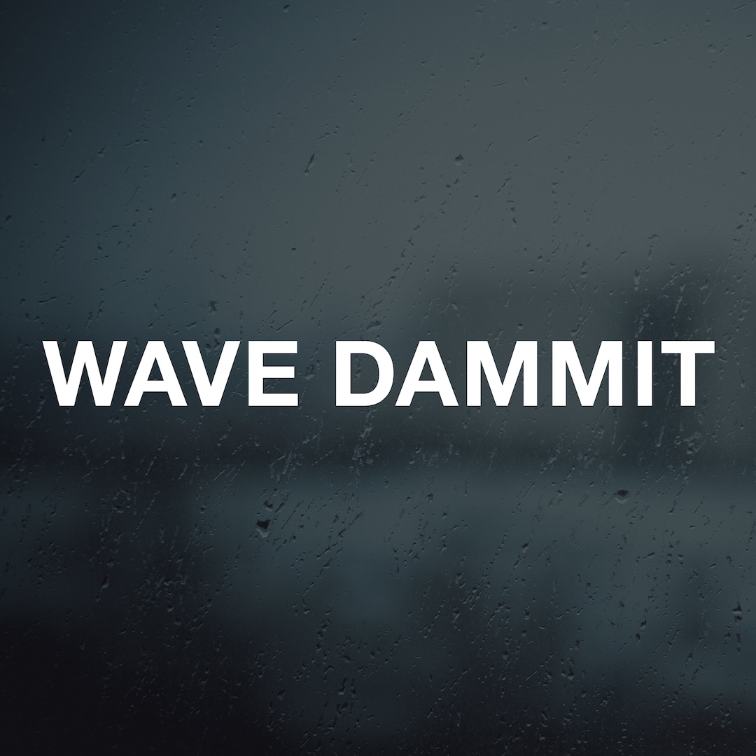 Hand Wave Dammit Vinyl Decal Sticker, Bumper Sticker, Hood, Fender ...