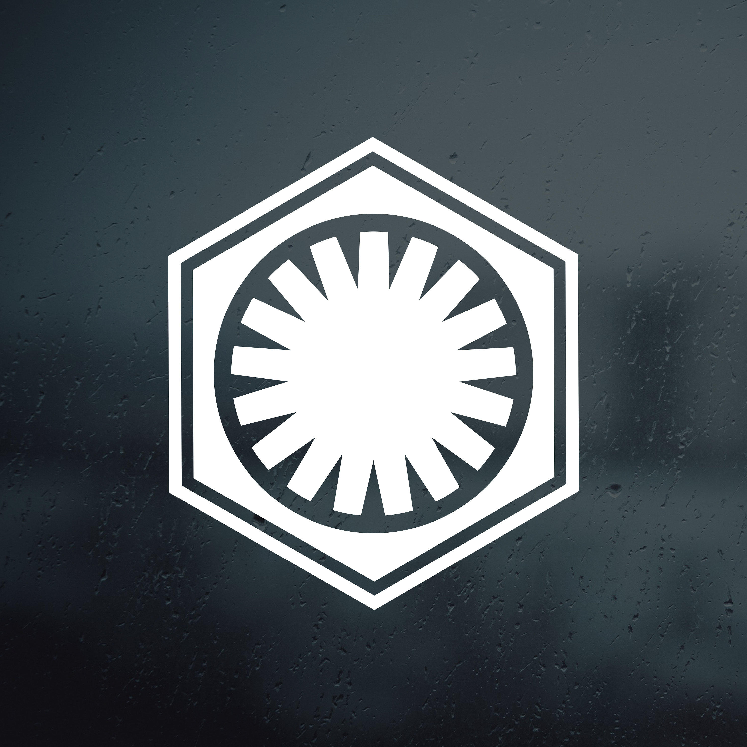 Star Wars First Order Logo Vinyl Decal Sticker - Etsy