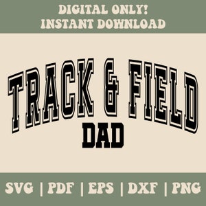 Track and Field Dad SVG PNG, Track Dad Svg Png, Track Svg, Track and ...