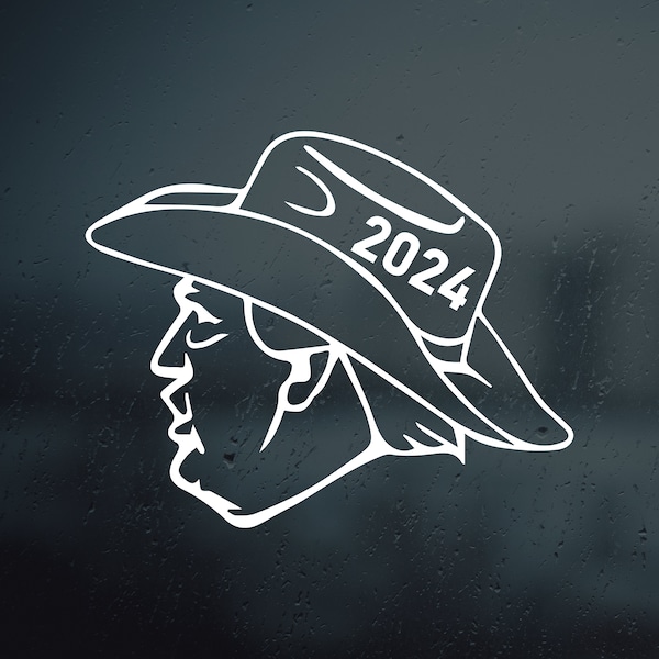 Trump Cowboy 2024 Decal Svg - Etsy