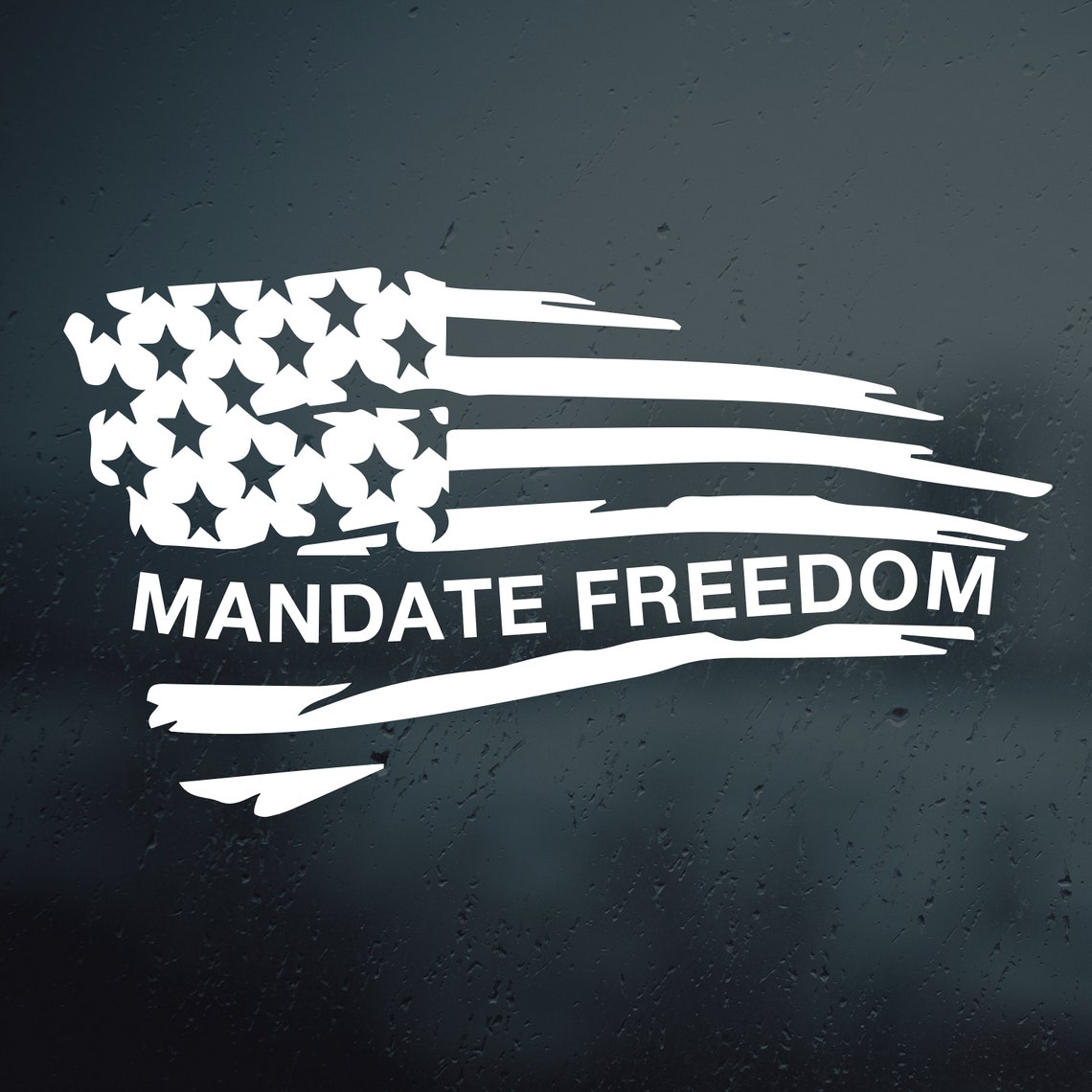 Mandate Freedom Vinyl Decal Sticker | Etsy