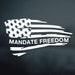 Mandate Freedom Vinyl Decal Sticker - Etsy