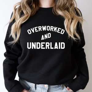 Overworked and Underlaid SVG, Funny Gag Gifts for Him, Instant Digital ...