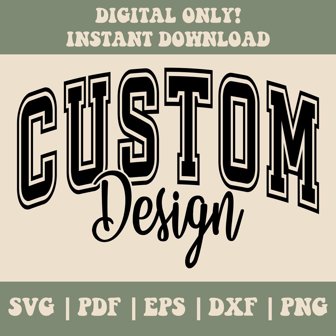 Custom Varsity SVG PNG PDF, Custom College Font Svg Png, Custom Jersey ...