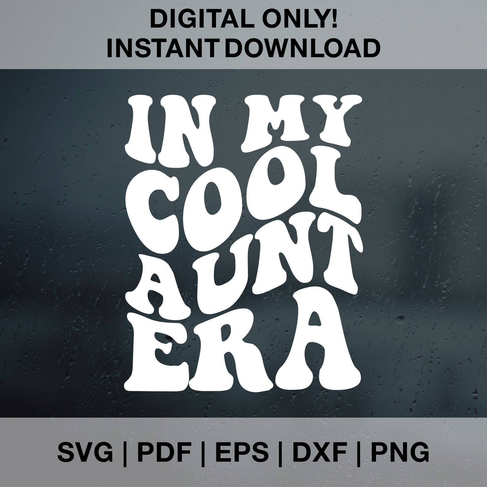 In My Cool Aunt Era SVG PNG PDF Dxf Eps Cut Files for Cricut ...