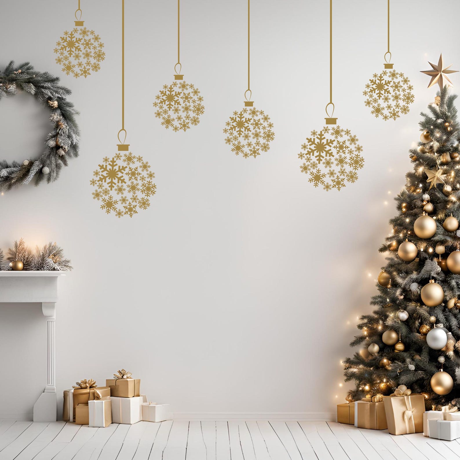 Christmas Window Decal, Holiday Decal, Christmas Window Decoration ...