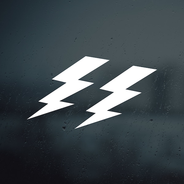 Lightning Bolt Vinyl Decal - Etsy