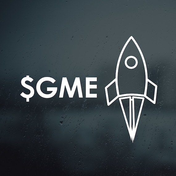 Gamestop Stock GME to the Moon Vinyl Decal Sticker | Etsy