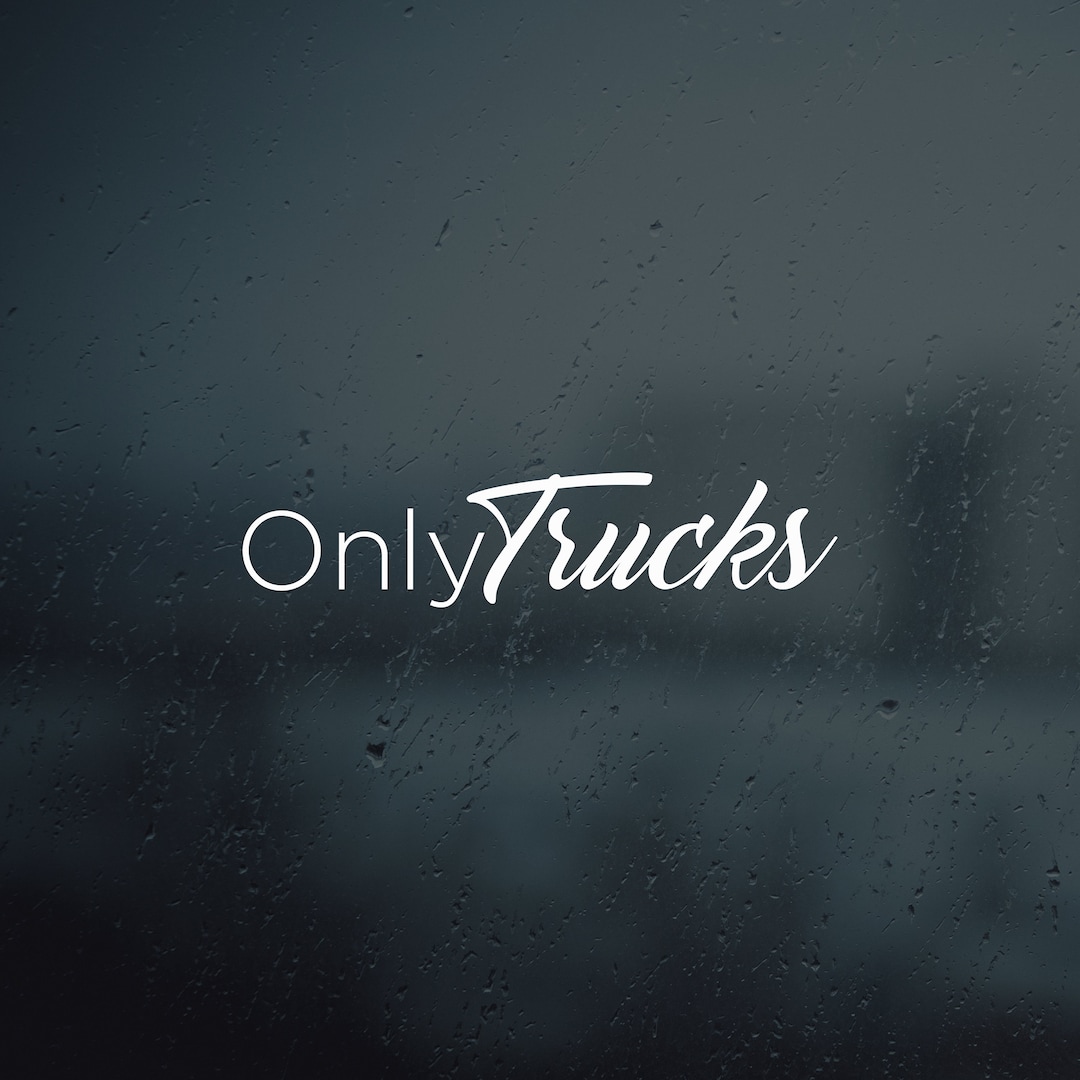 Only Trucks Vinyl Decal Sticker - Etsy