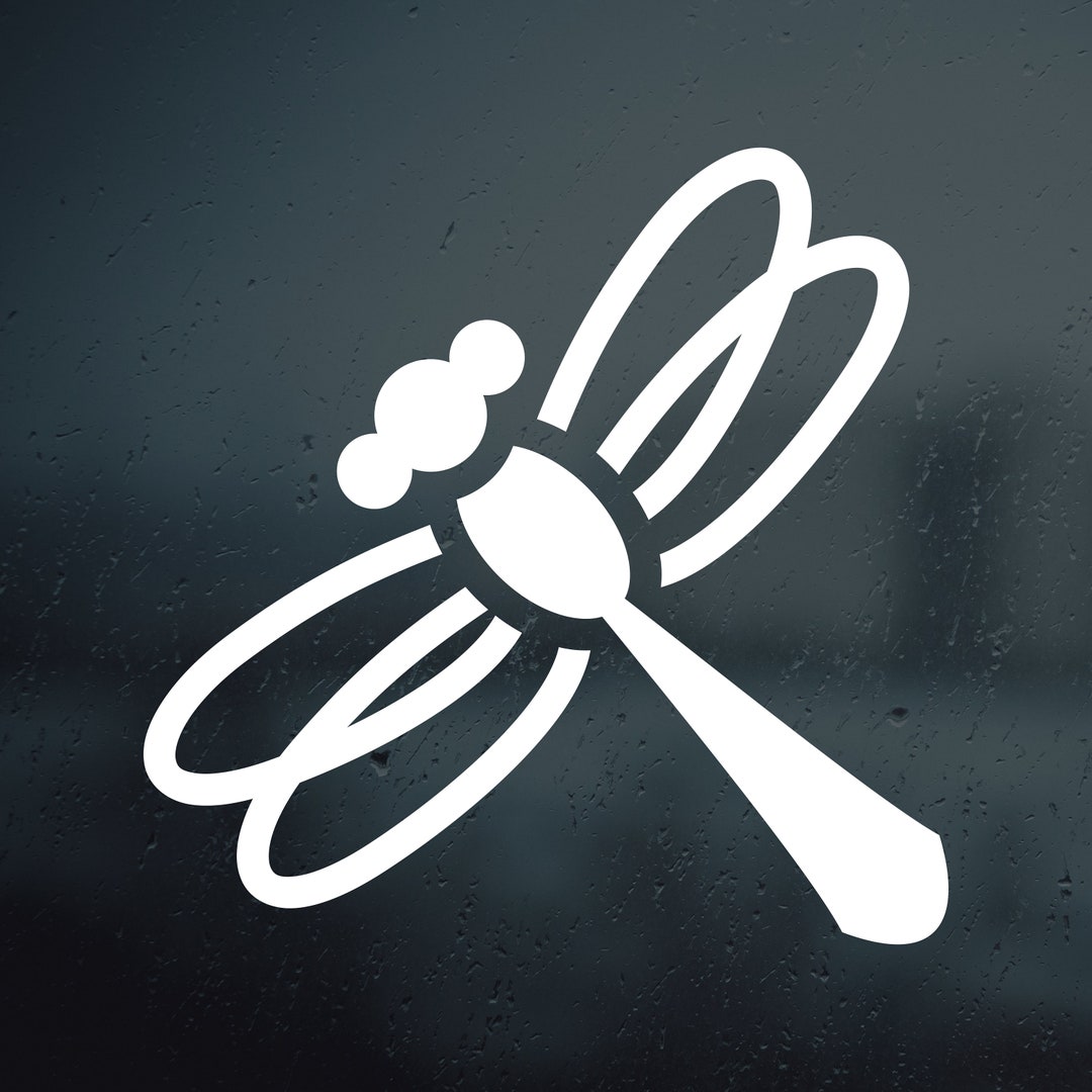 Dragonfly Vinyl Decal Sticker - Dragonfly Decal - Dragonfly Car Decal ...