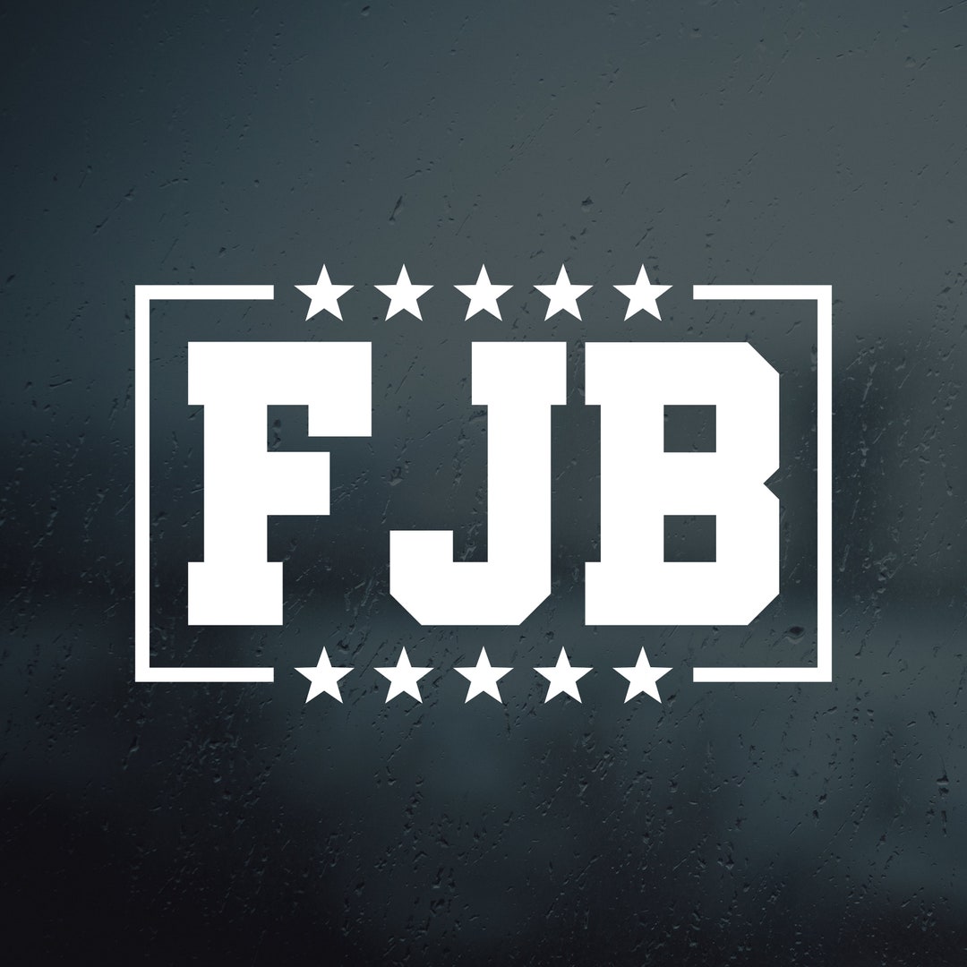 FJB Vinyl Decal Sticker, Fck Biden Decal, Patriotic Decal, Vinyl Decal ...
