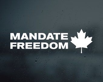 Mandate Freedom Vinyl Decal Sticker | Etsy
