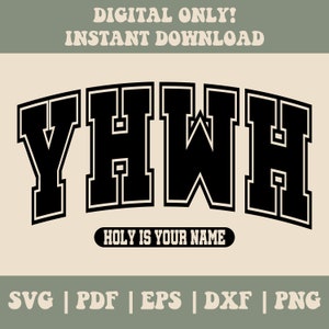 YHWH SVG PNG Dxf, Bible Verse Svg, Christian Shirt, Christian Svg Png ...