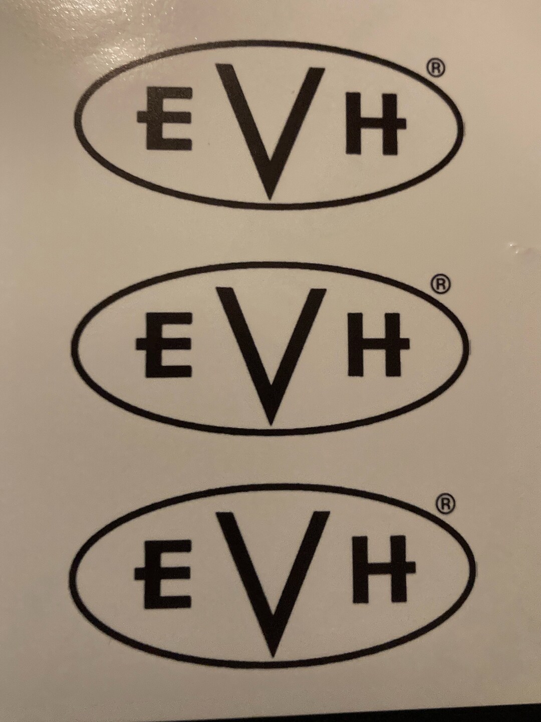 EVH (van Halen) Waterslide Headstock Decal (3 Count) - Etsy
