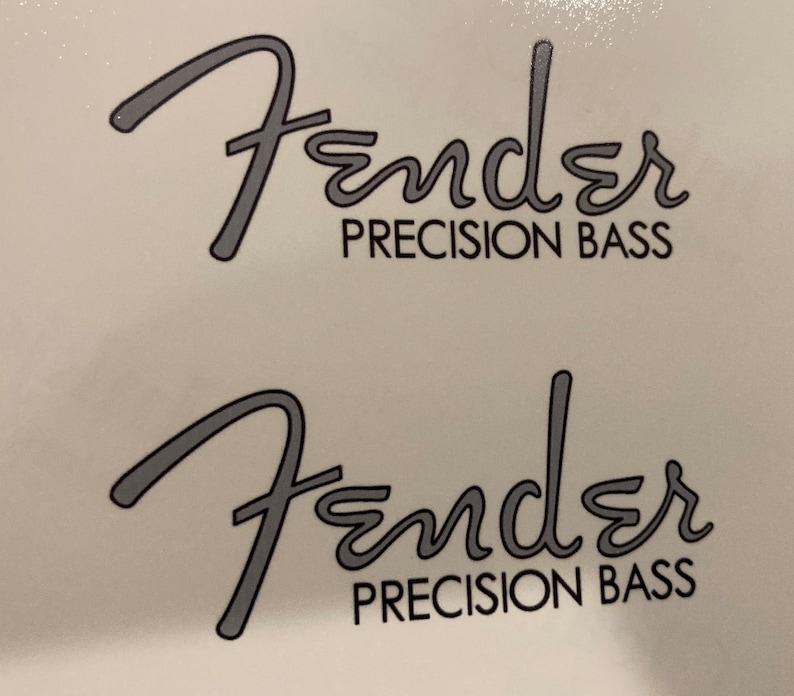 50s/60s Fender Precision Bass Waterslide Headstock Decal (3 Count) - Etsy