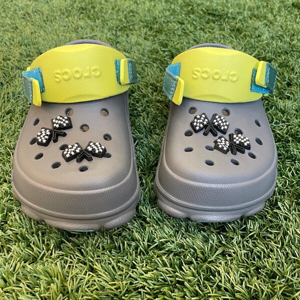 Checkered Flag for Crocs - Etsy