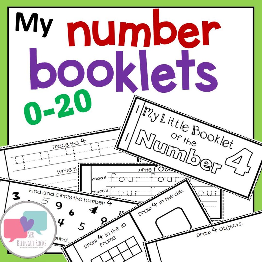 Number Flip-books 0-20 - Etsy