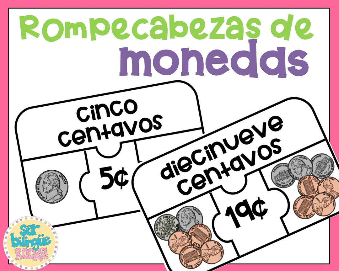 Rompecabezas De Monedas - Etsy